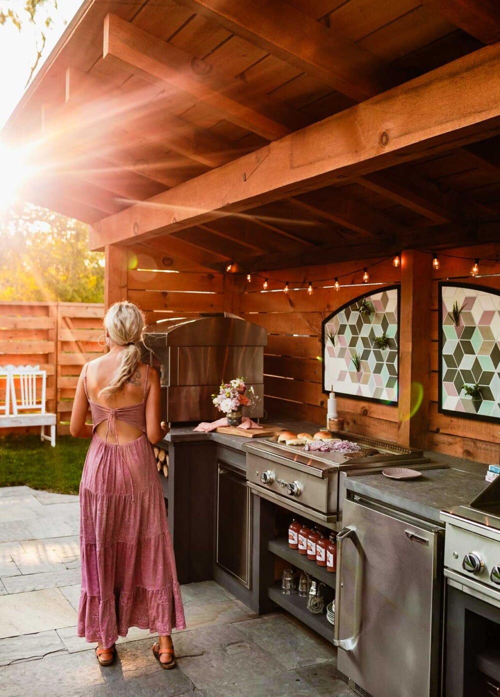 Backyard Perfection: Pool & Outdoor Kitchen Staycation